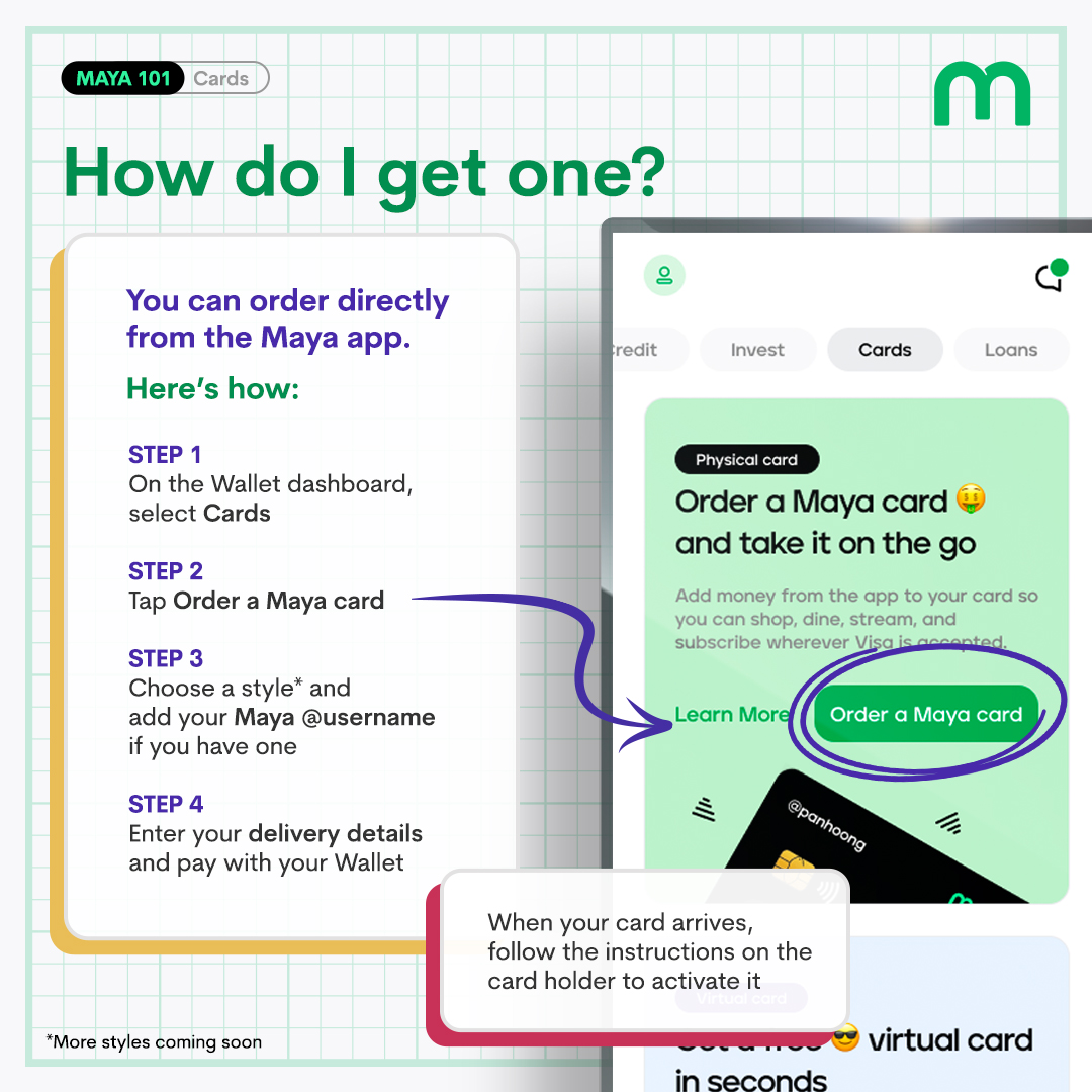 Getting, Using, and Controlling Maya Card